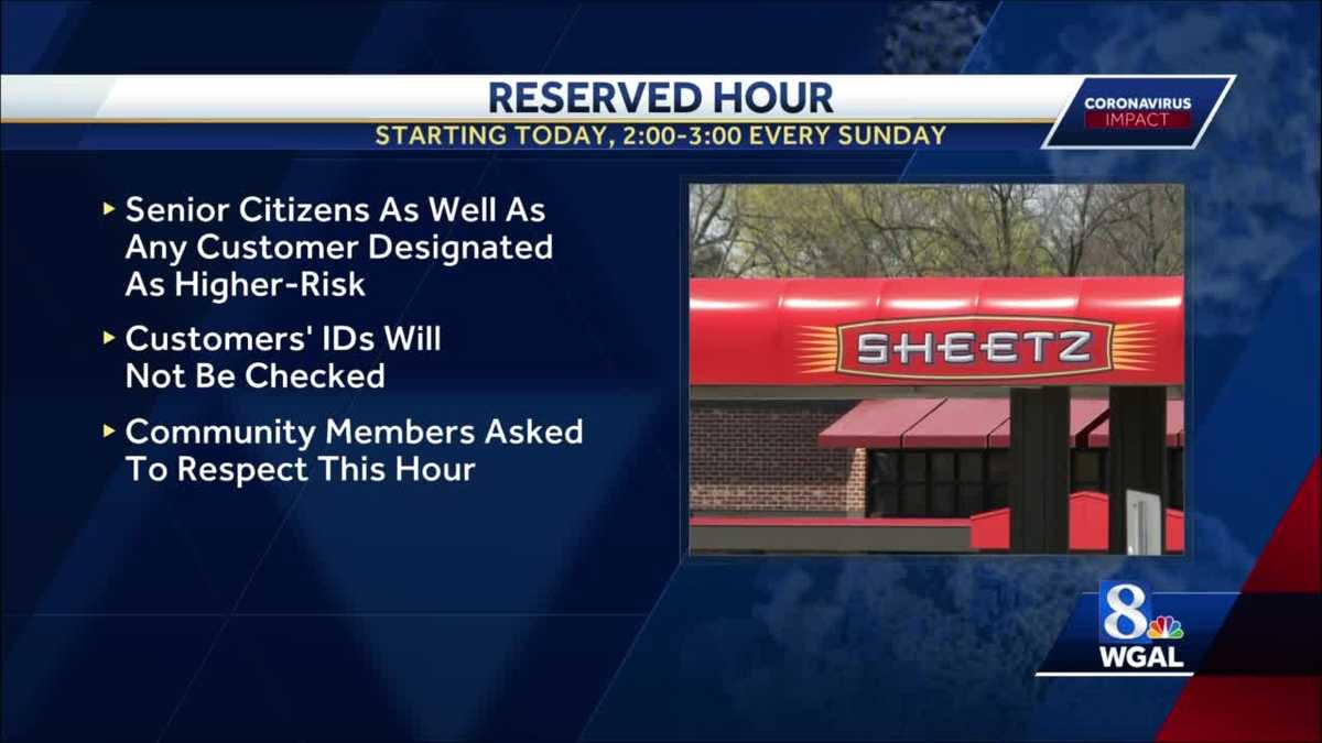 Sheetz offers hours for seniors, high-risk customers only