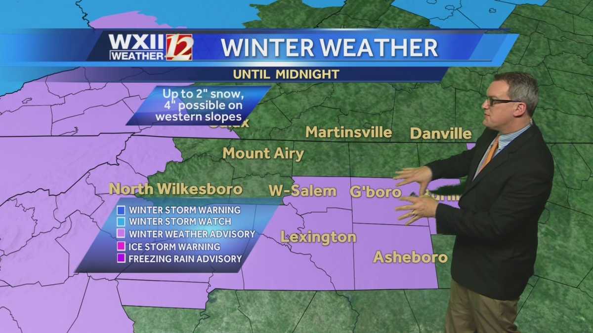 Winter Weather Advisories issued