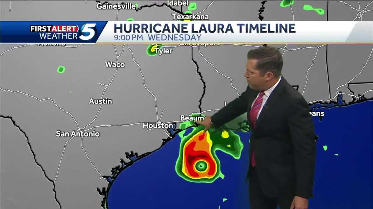 Update: Newest Hurricane Laura track