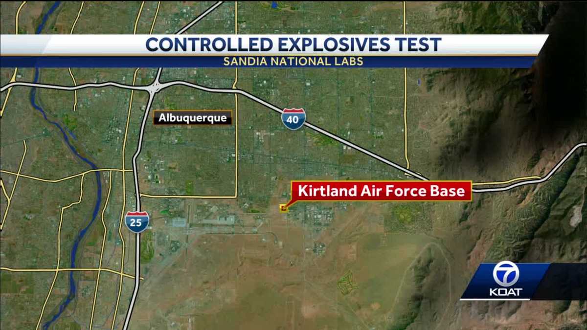 Sandia Labs to conduct controlled explosives test
