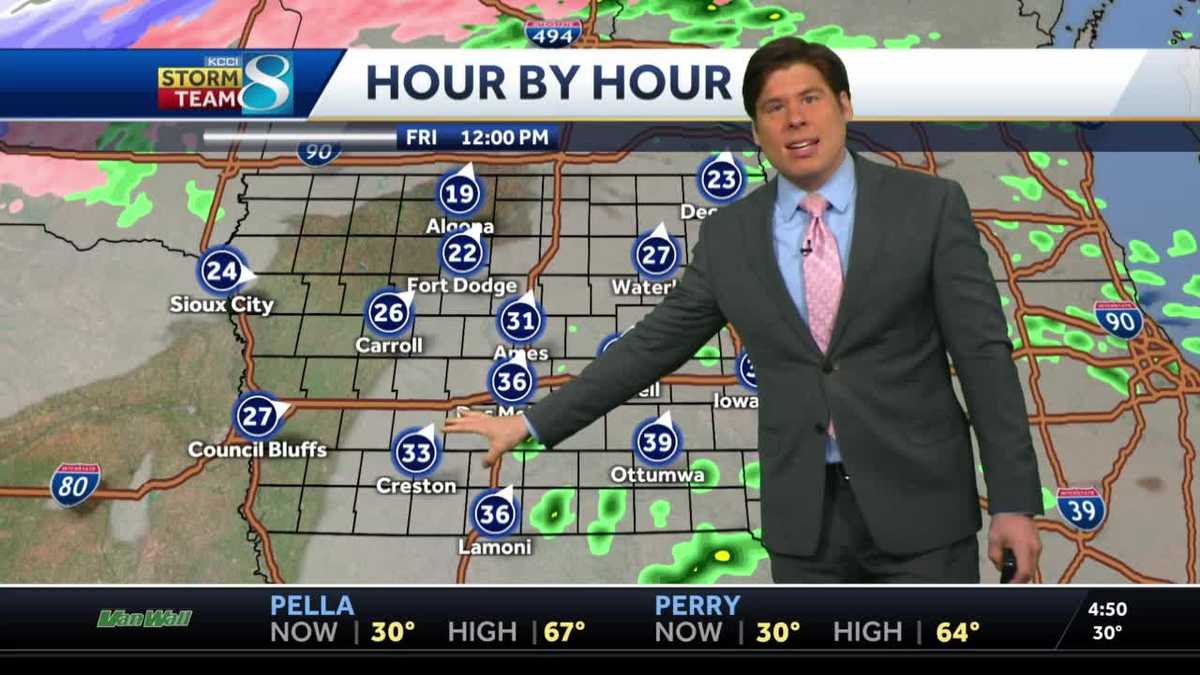 Warm Thursday with severe storms likely on Friday