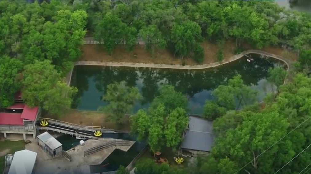 Adventureland Raging River raft pulled for repairs