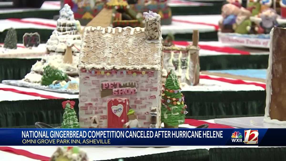 IMPACTS OF HELENE: 32nd annual National Gingerbread House Competition ...