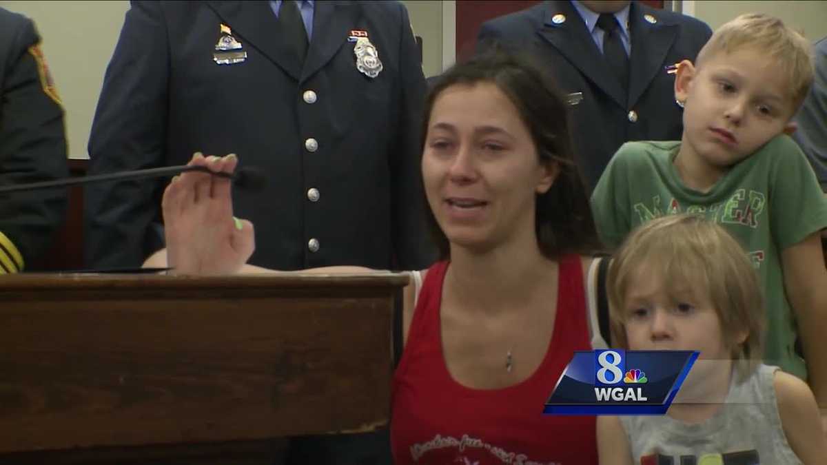York woman shares heartfelt thank you to firefighters who rescued her