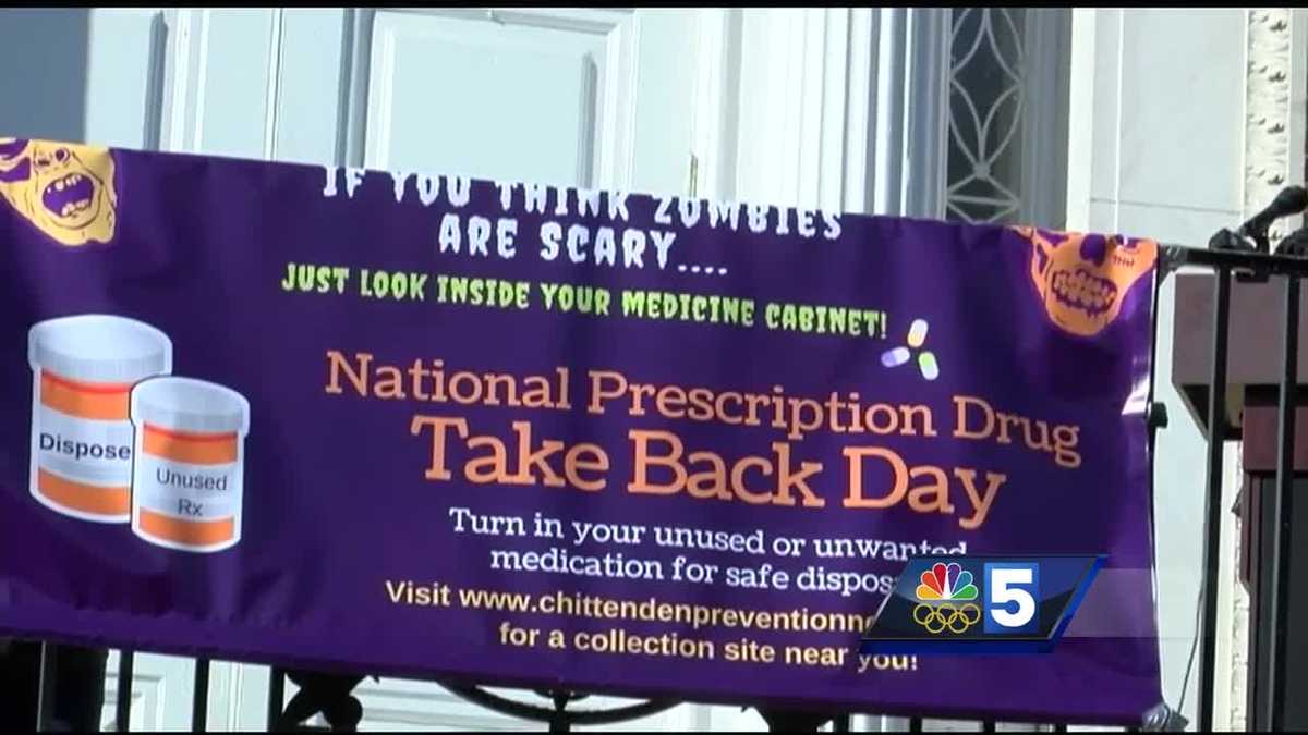 Students dress as zombies to show how scary unwanted pills can be