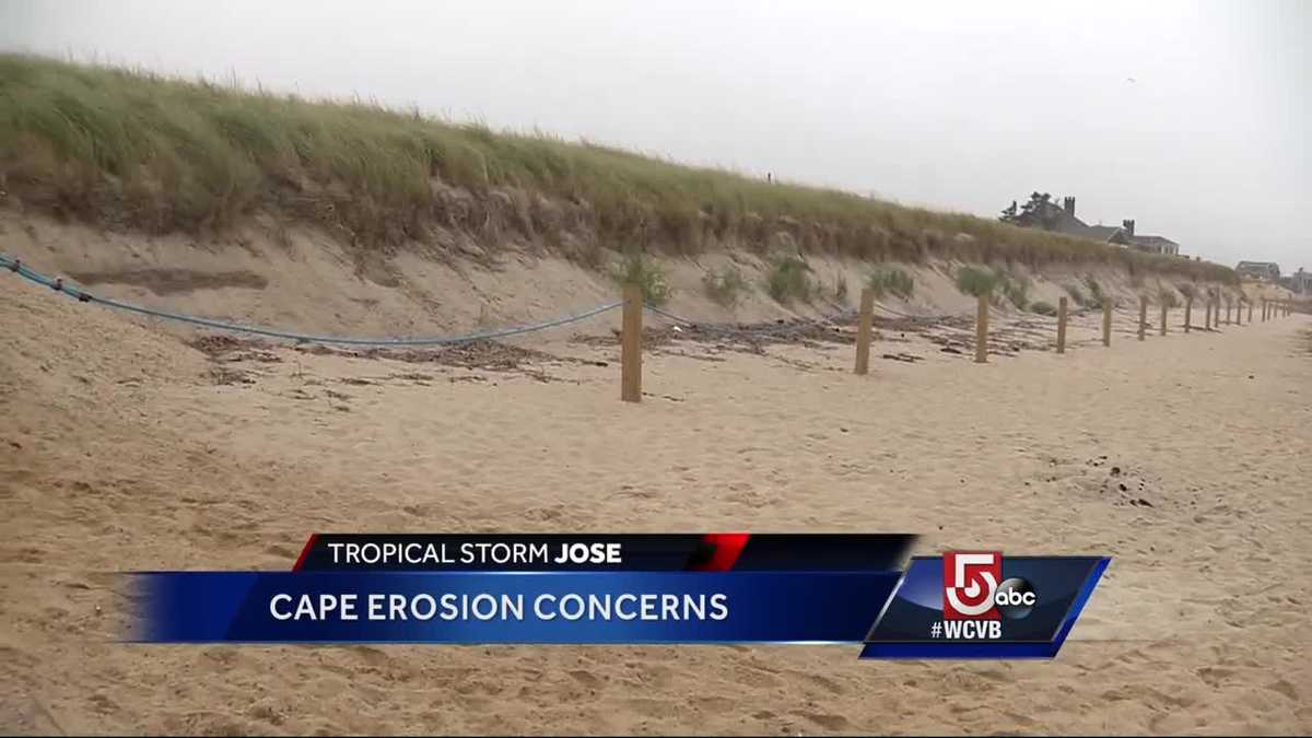 Cape Cod concerned about erosion with Jose