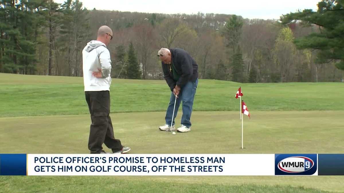 Police officer promises golf game to man if he gets sober