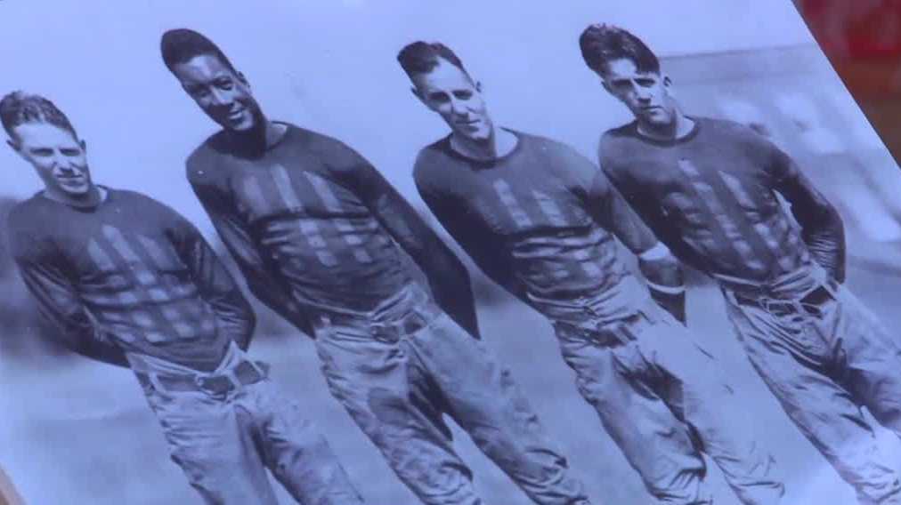 Iowa State displays unique football memorabilia at homecoming tailgate