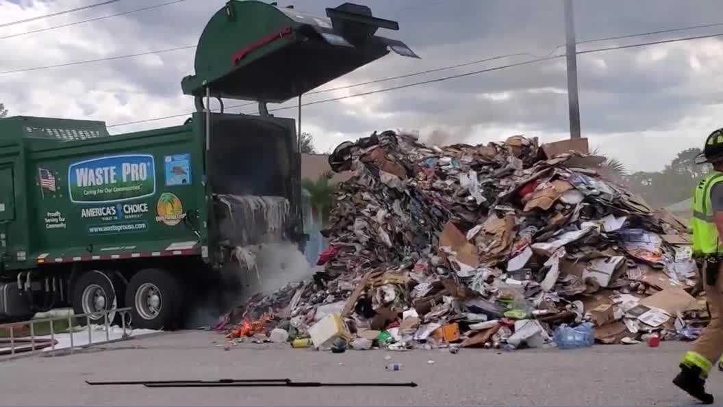 Collier County officials warn of battery disposal dangers after garbage ...
