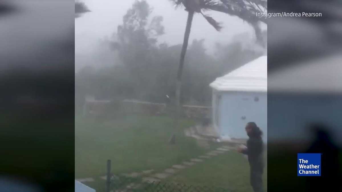 Man vs. Hurricane in Bermuda