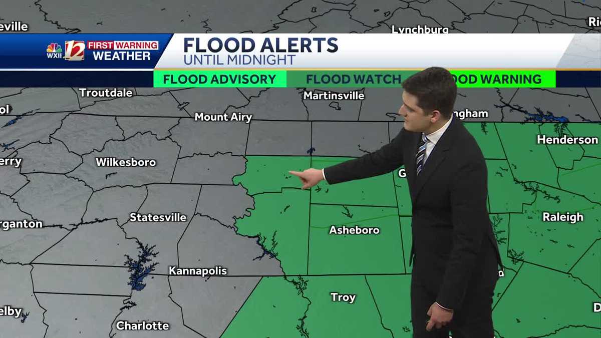 WATCH: Rain tapers off this afternoon, wet pattern winding down