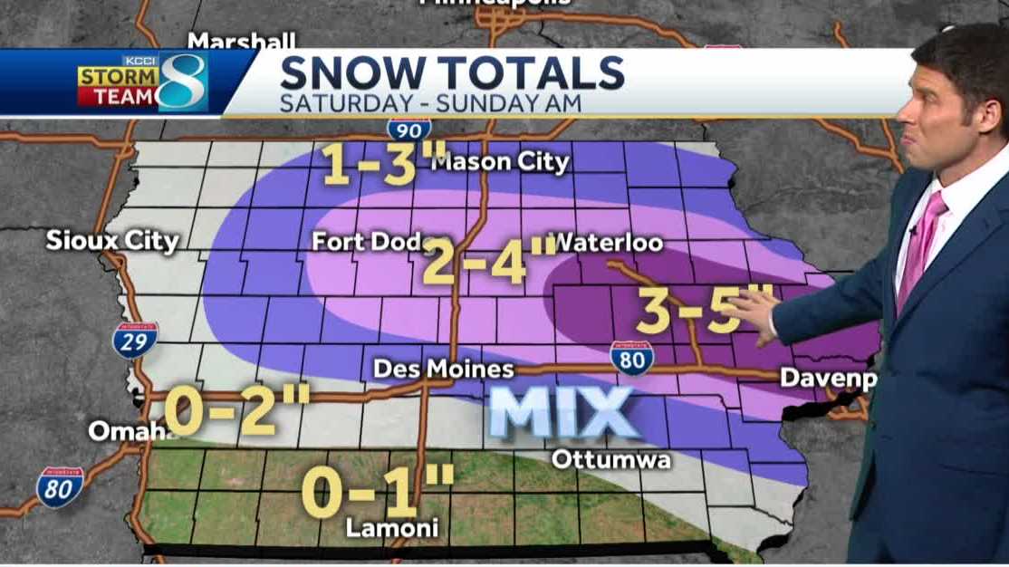 Incoming system to bring snow, wintry mix this weekend