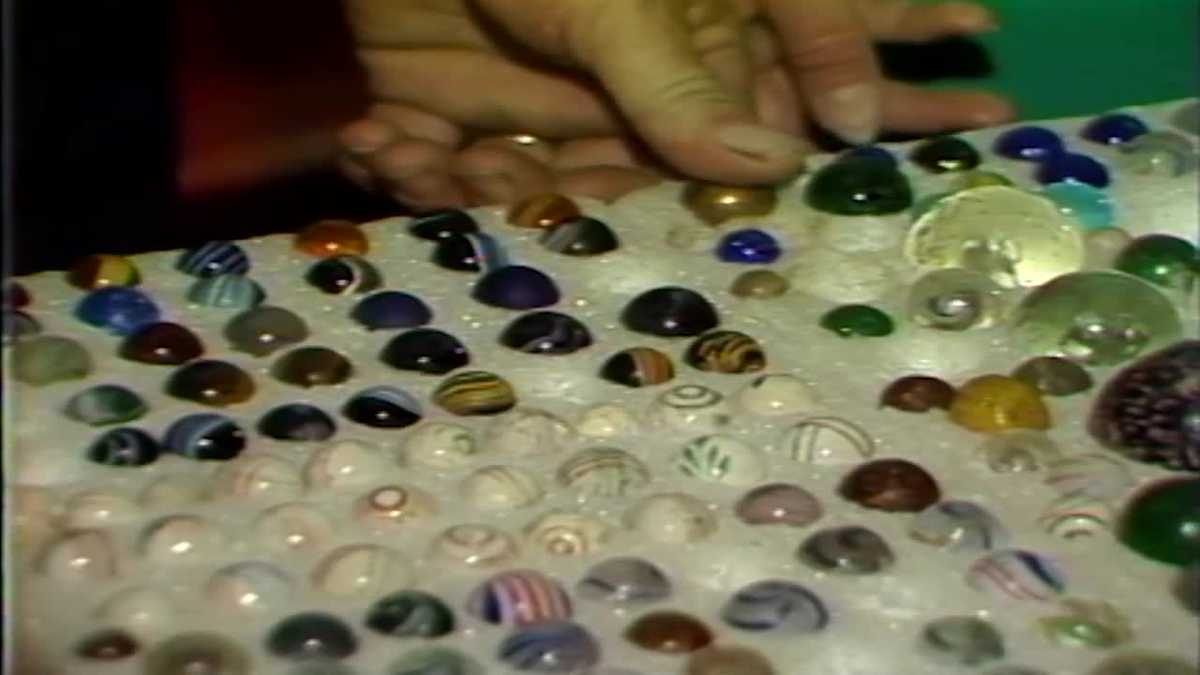 Marble collectors meet in the Amana Colonies to swap treasures