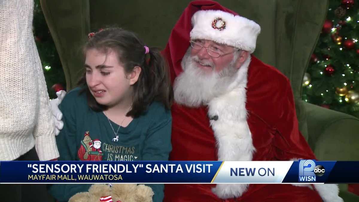 Kids with autism get sensory friendly Santa visit