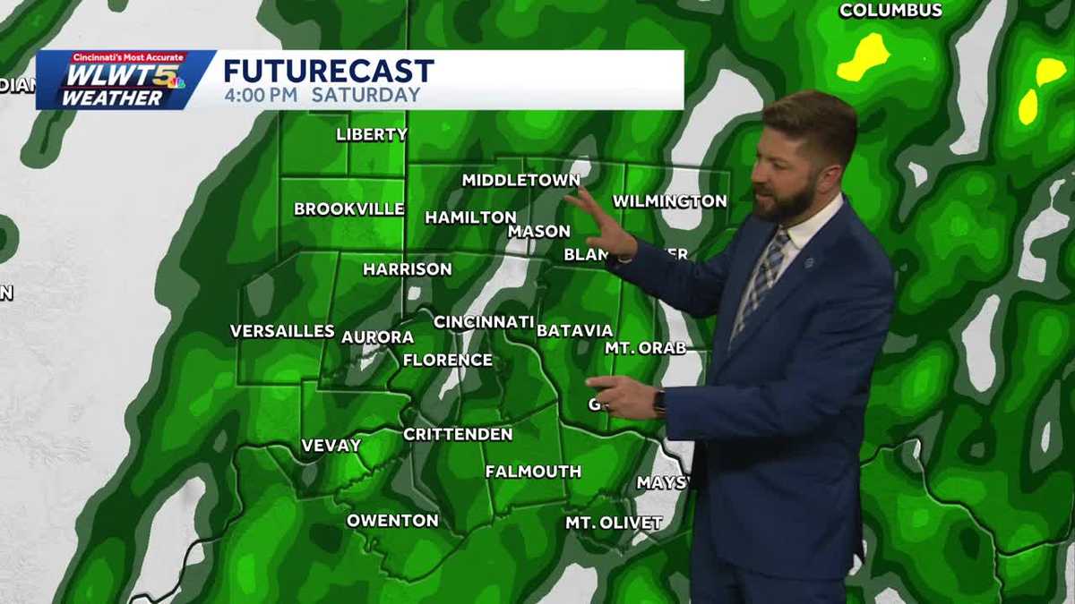 Afternoon cold front brings Winter weather Sunday