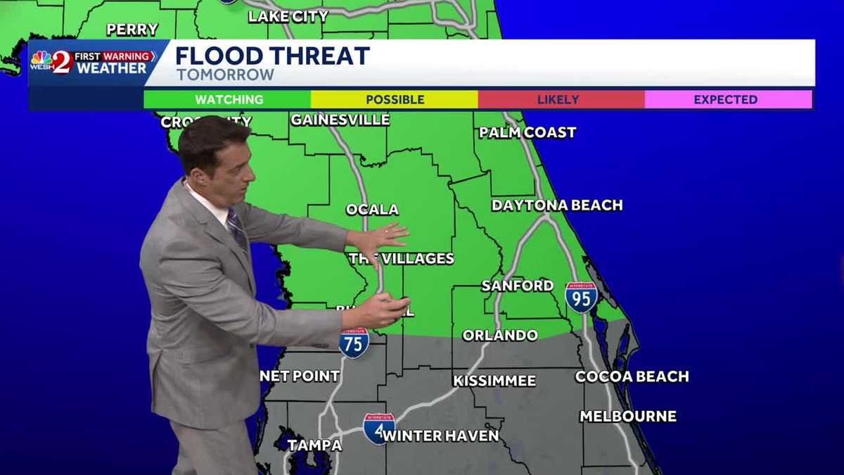 Active weather Tuesday then drier by Thursday-Saturday