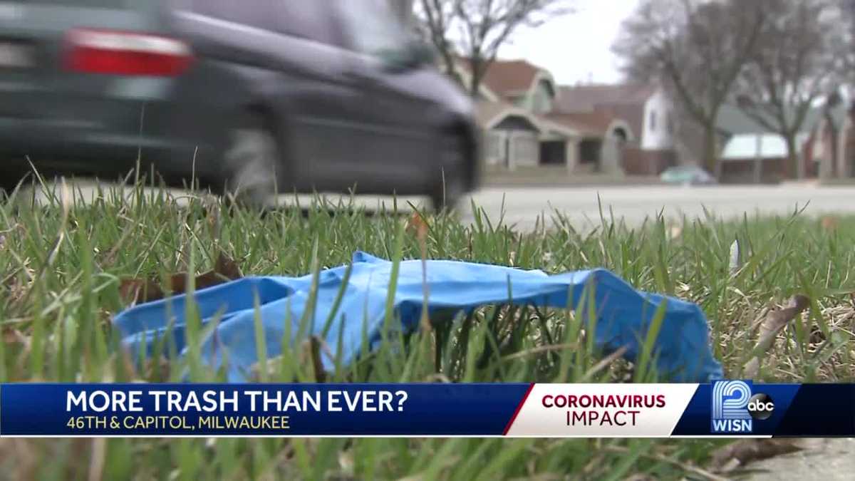Coronavirus: Gloves, masks litter some streets as trash piles up