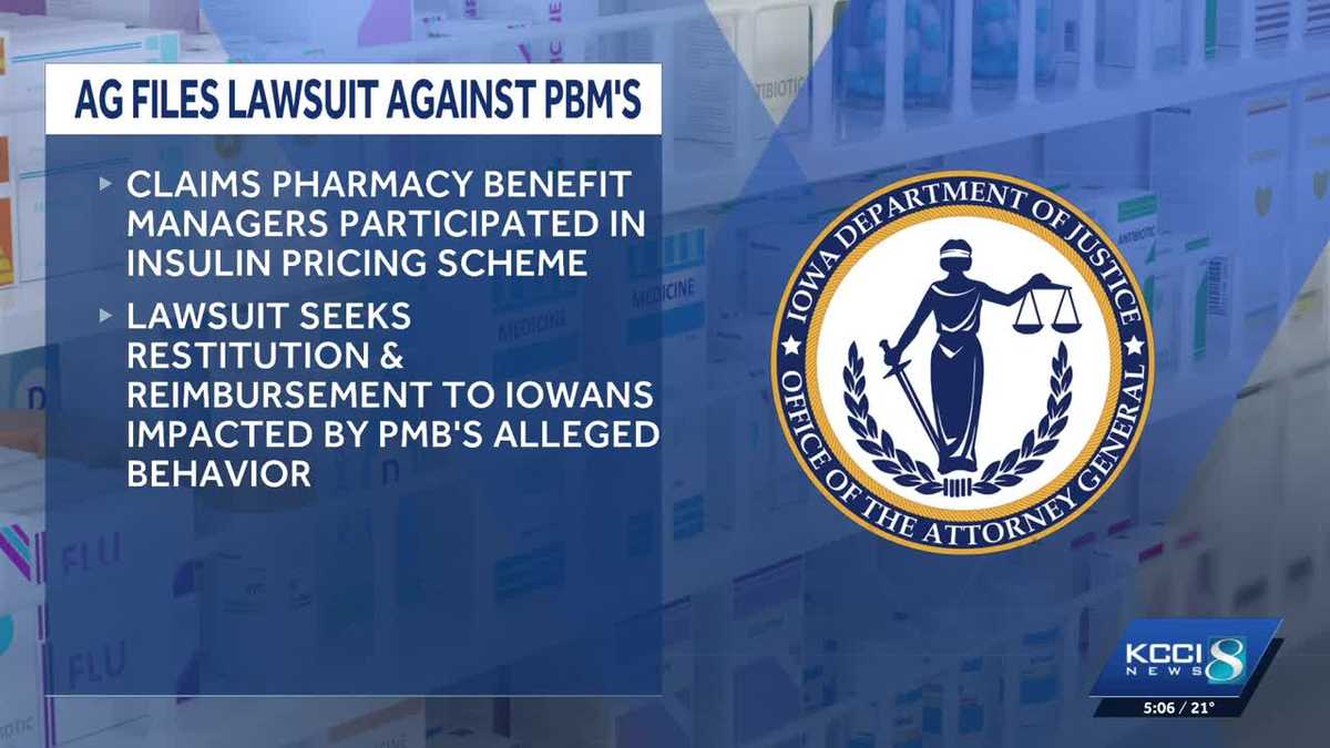 Iowa courts: AG Bird's office suing pharmacy benefit managers