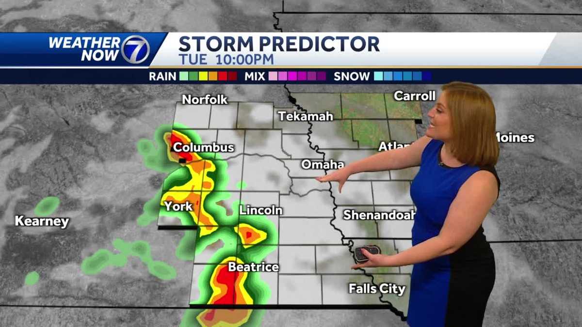 Bright and pleasant Monday, midweek storm chances