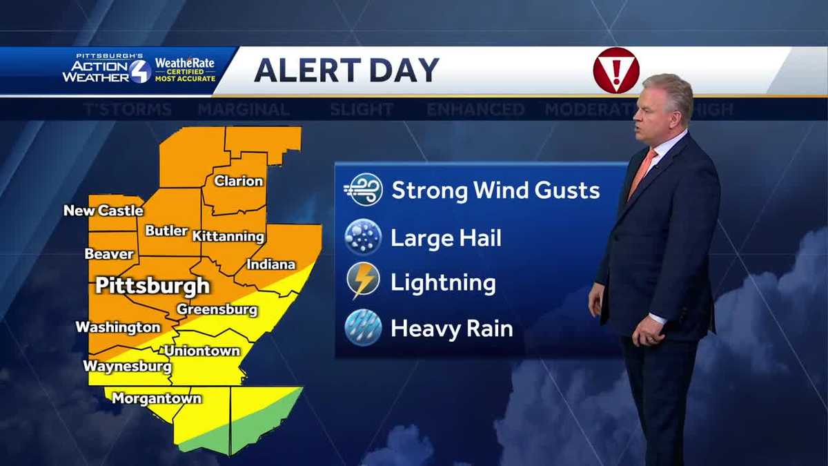 Severe Weather Alert Day on Tuesday