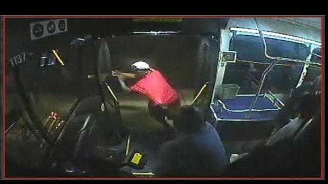 Caught On Tape Passenger Punches Bus Driver Then Hustles Off