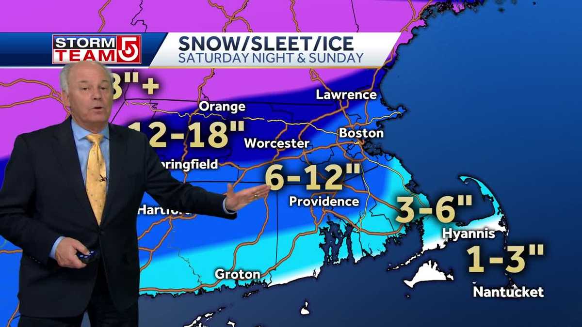 Video: Weekend storm to feature heavy snow, sleet, freezing rain