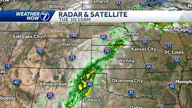 Heavy rain moves in Tuesday afternoon