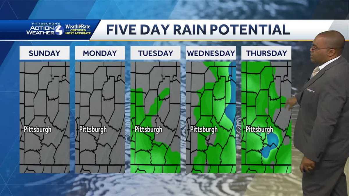 Dry for Monday but rain returns this week