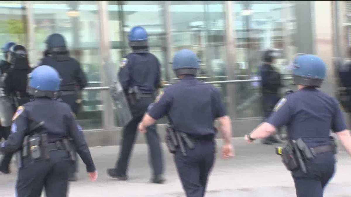 Radio transmissions released from riot response