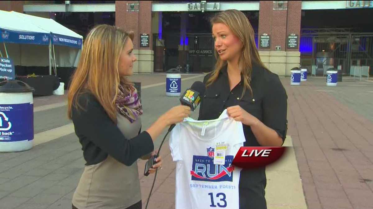 Ava gets details of 5k, fun run for NFL kickoff