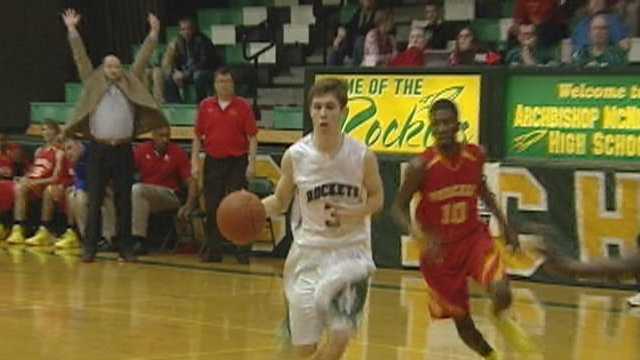 McNicholas runs past Purcell Marian