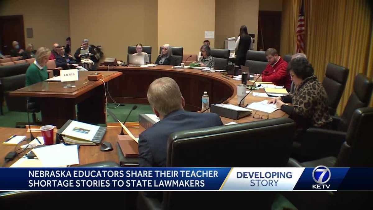 Nebraska education officials discuss teacher retention bills with lawmakers
