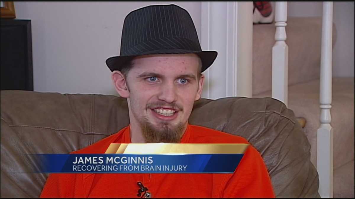 James McGinnis home for senior night