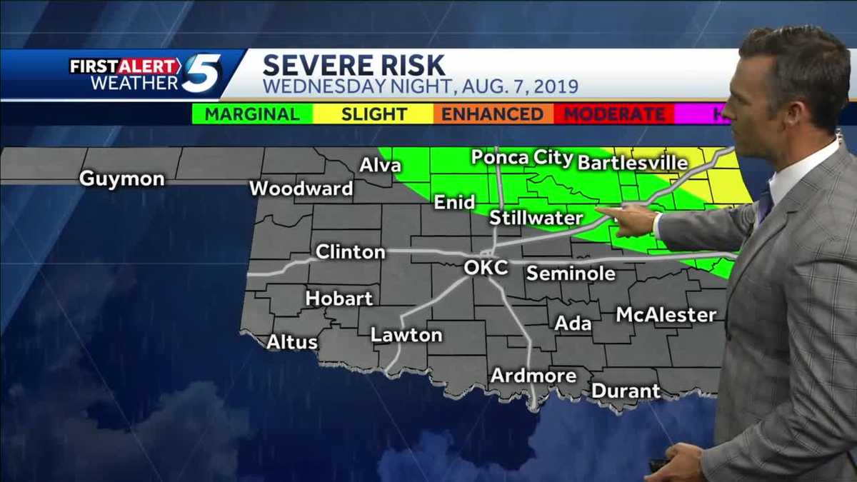 FORECAST: Storms possible this evening