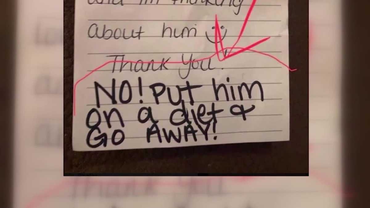 'Put him on a diet': Mom says she's appalled by day care employee's ...