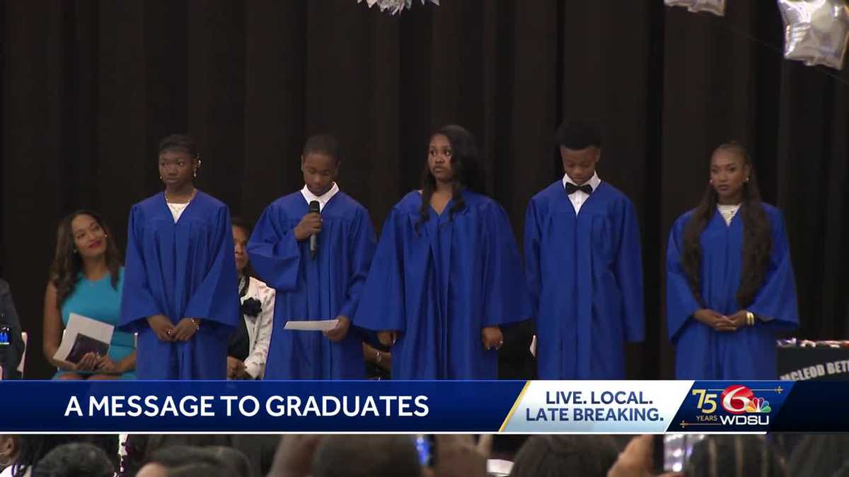 WDSU's Shay O'Connor gives keynote speech at graduation