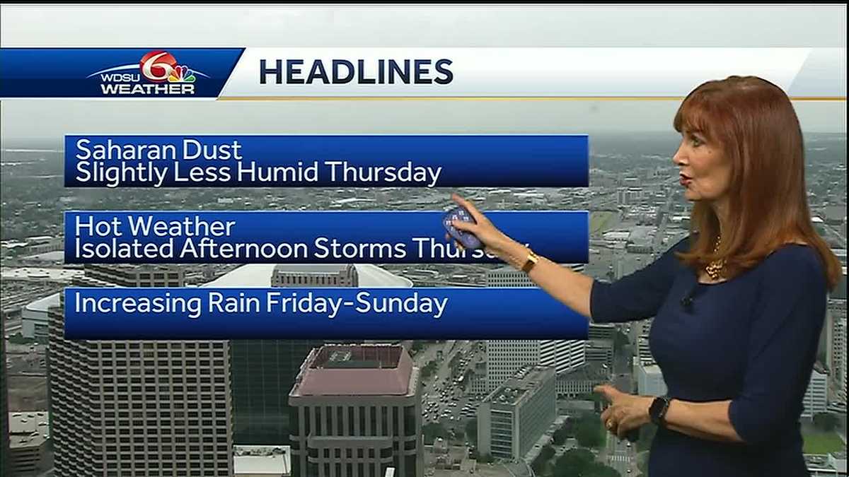 Looking hot again Thursday