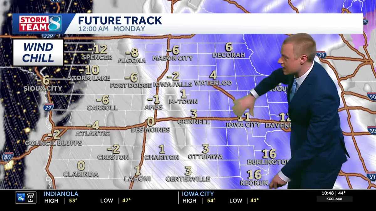 Des Moines weather: Snow and strong winds bring blizzard Sunday