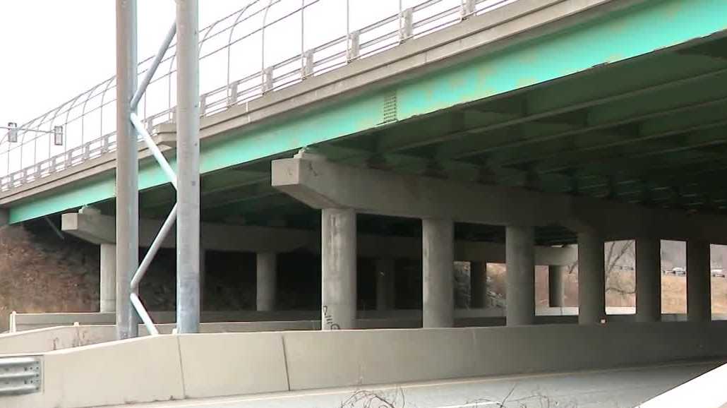 Enfield woman's car hit by piece of Route 120 bridge