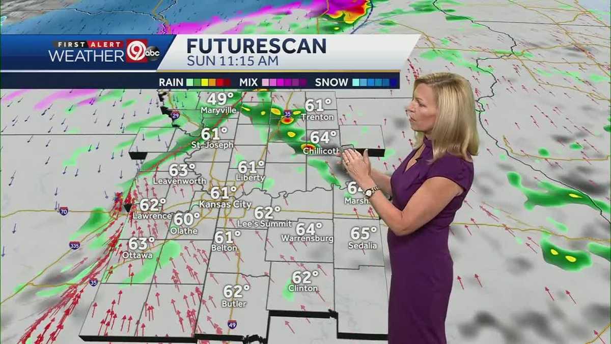 Rain, thunderstorms possible all Easter Sunday