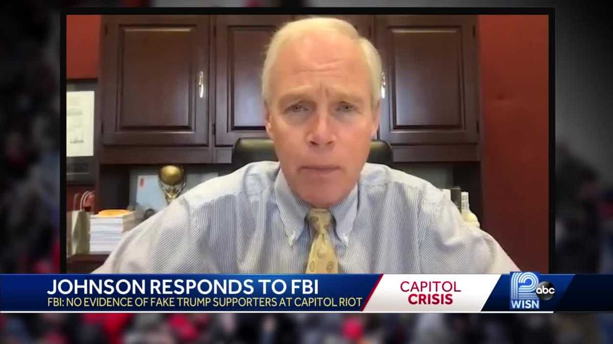 Sen. Ron Johnson responds to FBI director saying no evidence of 'fake ...
