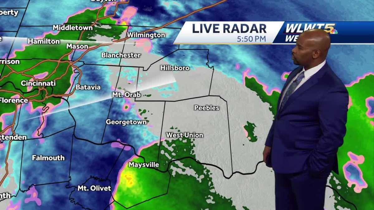 Rain, snow moving into Cincinnati