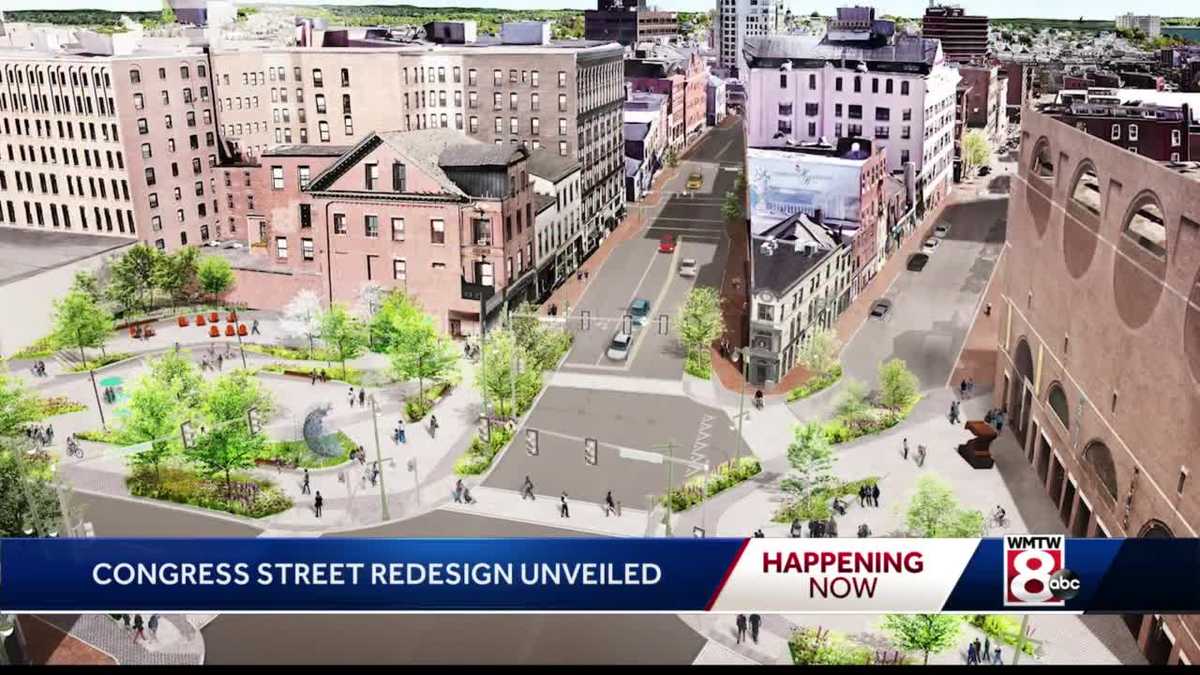 Portland Congress Square redesign unveiled in public forum