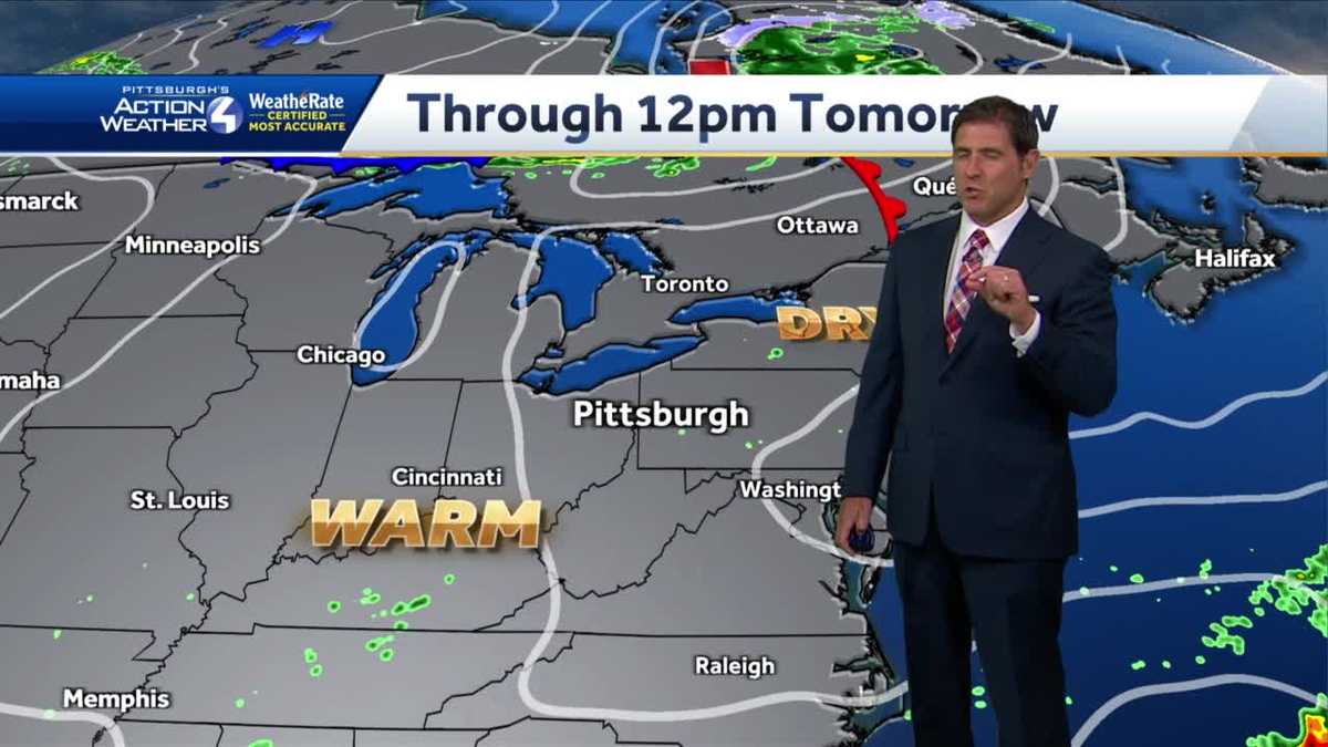 Sunshine with temperatures near 80 today and tomorrow