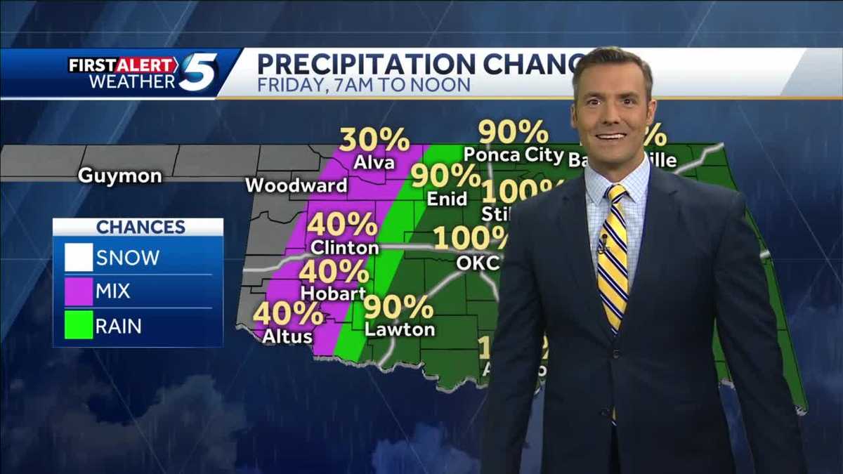 FORECAST: Cold rain continues for your Friday
