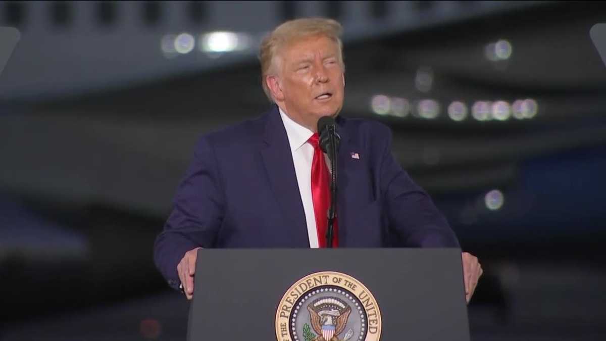 Full video: President Trump holds rally in NH