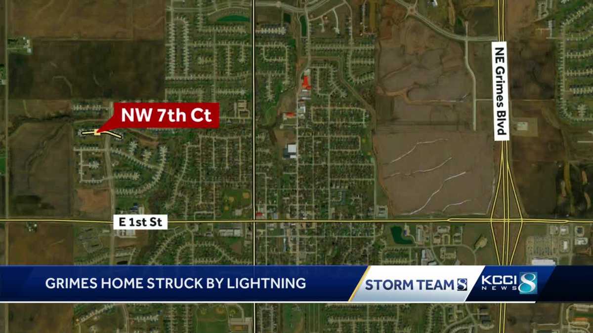 Lightning strike sparks house fire in Polk County
