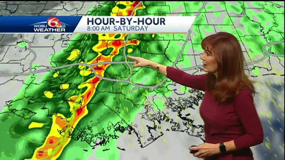 Severe weather Saturday morning