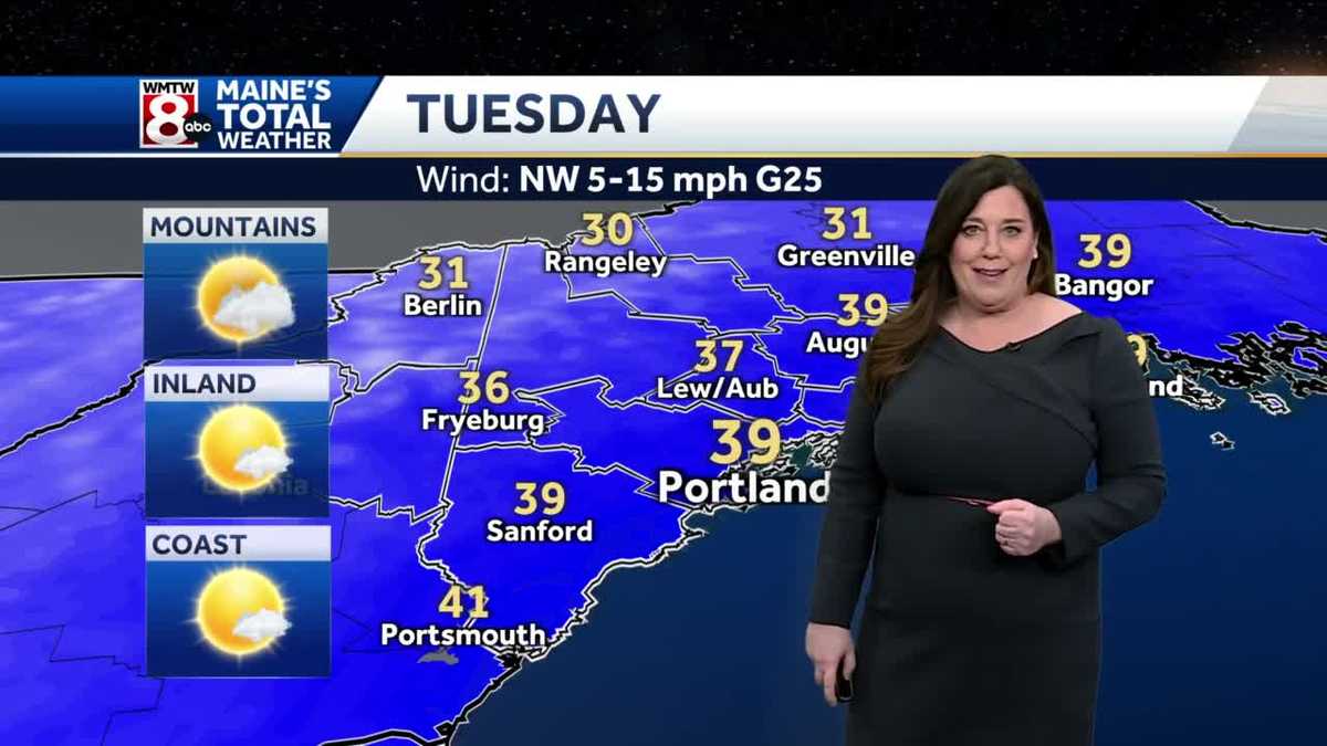 A Bright Tuesday Still Breezy