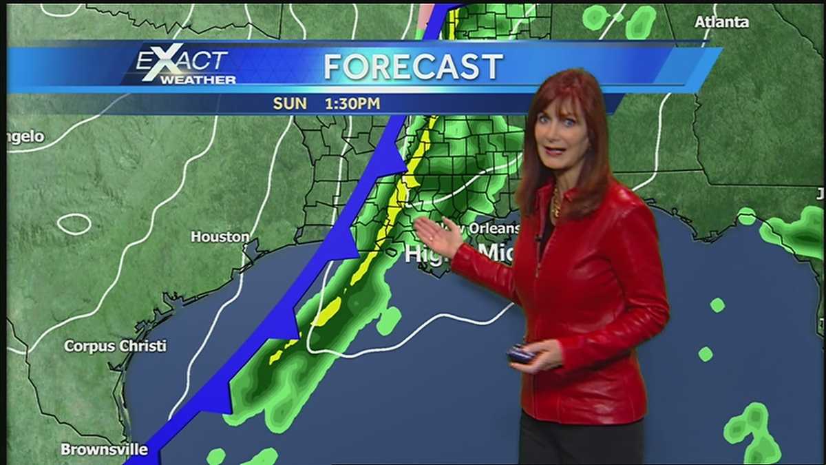 Strong Cold Front Sunday